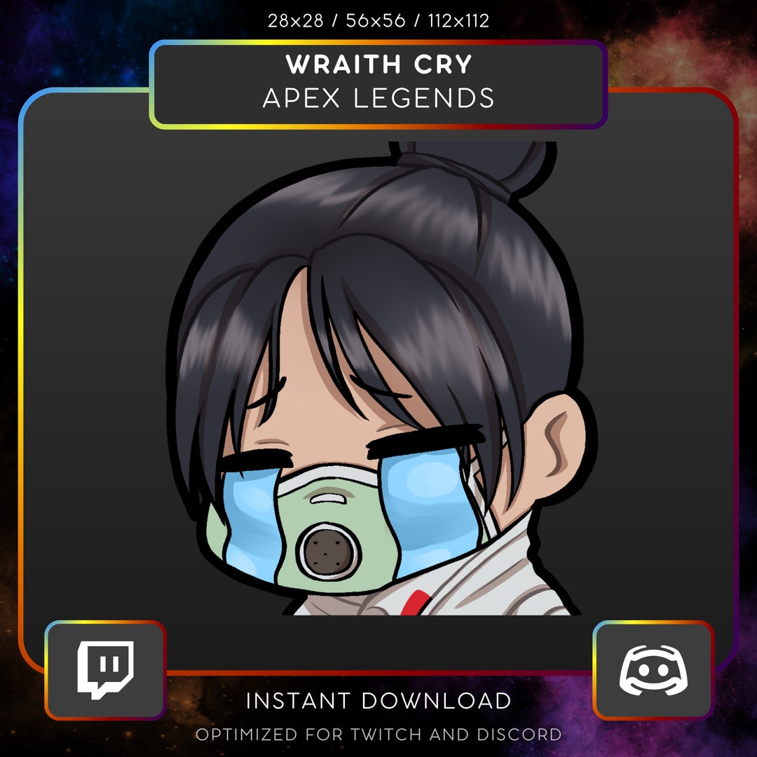 Apex Legends Emote Wraith Quarantine 722 Cry, Sad, . Emote Twitch ...