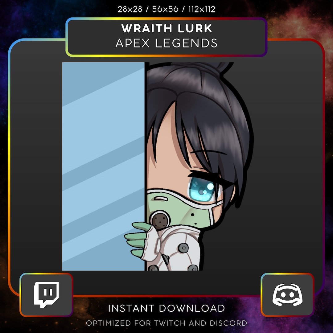 Apex Legends Emote Wraith Quarantine 722 Lurk, Hiding. Emote Twitch ...