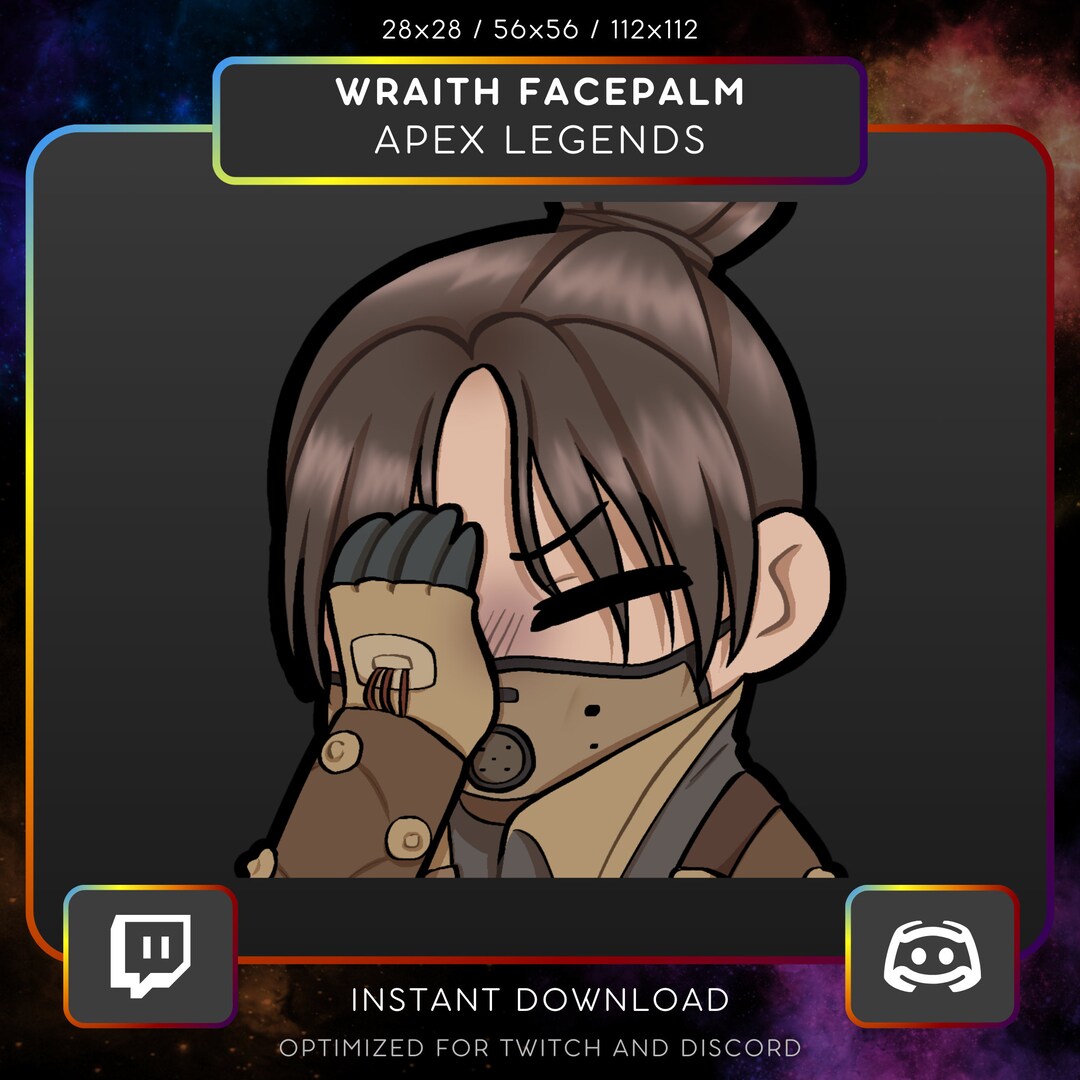 Apex Legends Emote Wraith Airship Assassin Facepalm, Disappointed ...