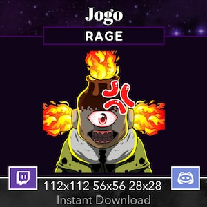 Jujutsu Kaisen Jogo Rage Bundle. Emote, Twitch, Discord, Stream ...