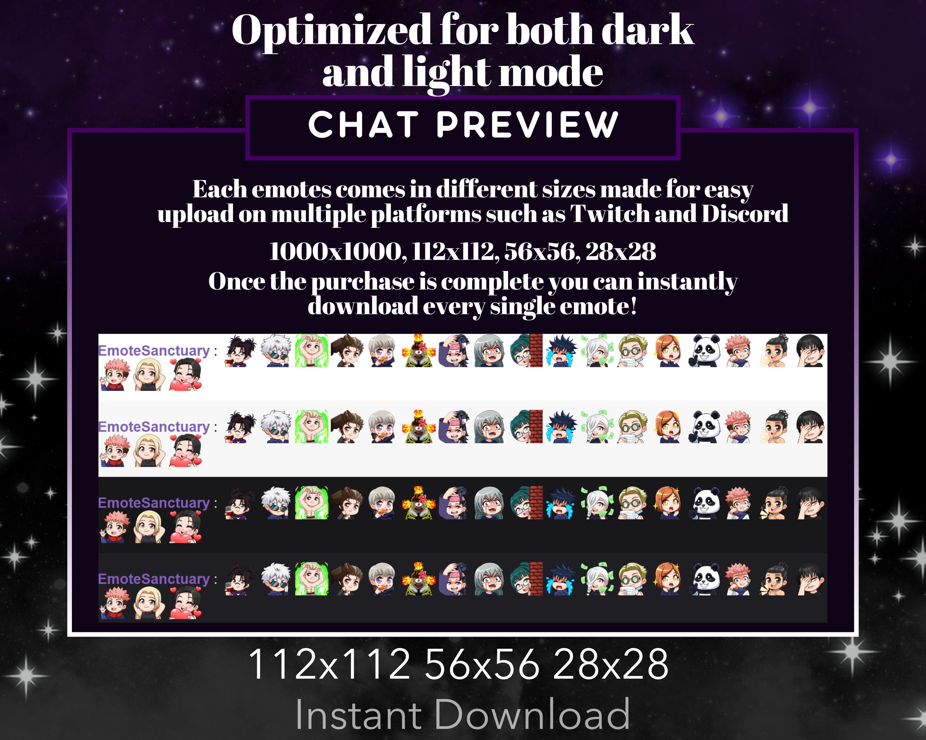 Jujutsu Kaisen Jogo Rage Bundle. Emote, Twitch, Discord, Stream ...
