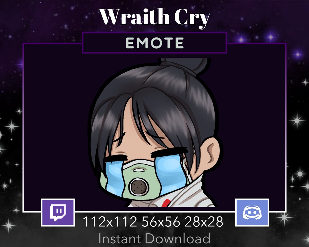 Apex Legends Emote Wraith Quarantine 722 Cry, Sad, . Emote Twitch ...
