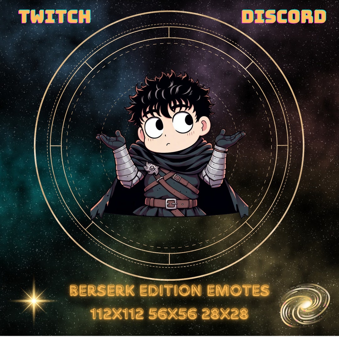 Berserk Guts Oops, Woopsie, Woops, Oopsie. Manga, Anime EMOTE, EMOTES ...