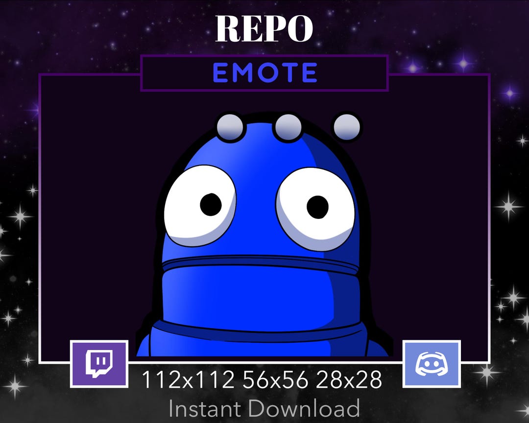 Repo Confused ... Emote, Twitch, Discord, Stream, Gamer, Custom, R.E.P ...