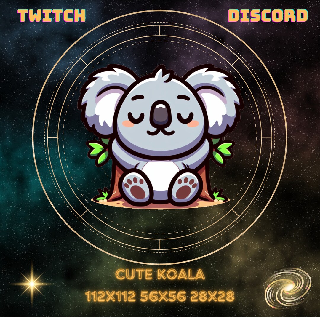 Koala Chilling , Relaxing. Emote, Animal, Twitch, Discord, Youtube ...