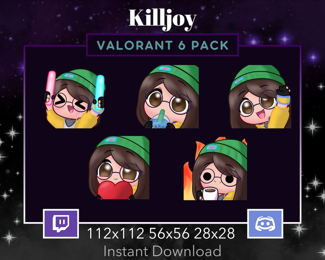 Valorant Killjoy, Pack, Set, Wave, Love, Heart, Hype, Lightsticks, Glow ...