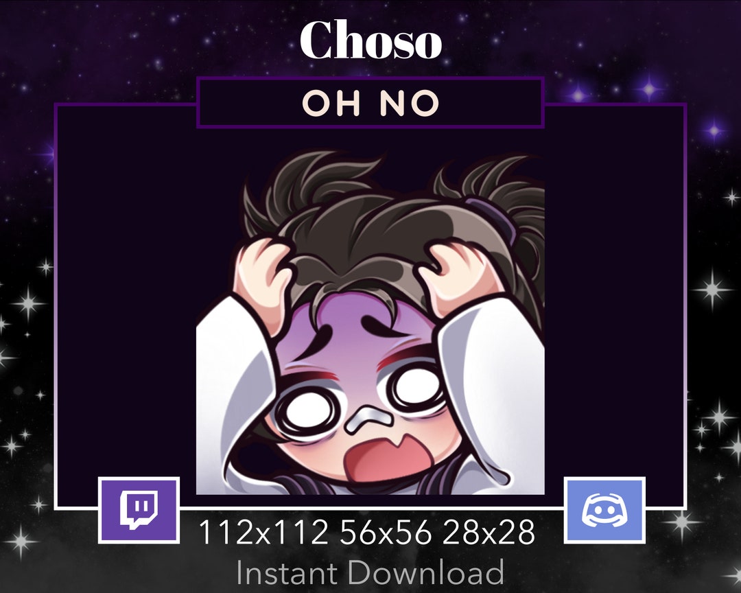Choso Jujutsu Kaisen Ohno, Fail Meme Emote, Twitch, Discord, Stream ...