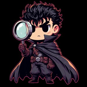 Berserk Guts Detective, Emote for Twitch/discord/youtube/kik/whatsapp ...