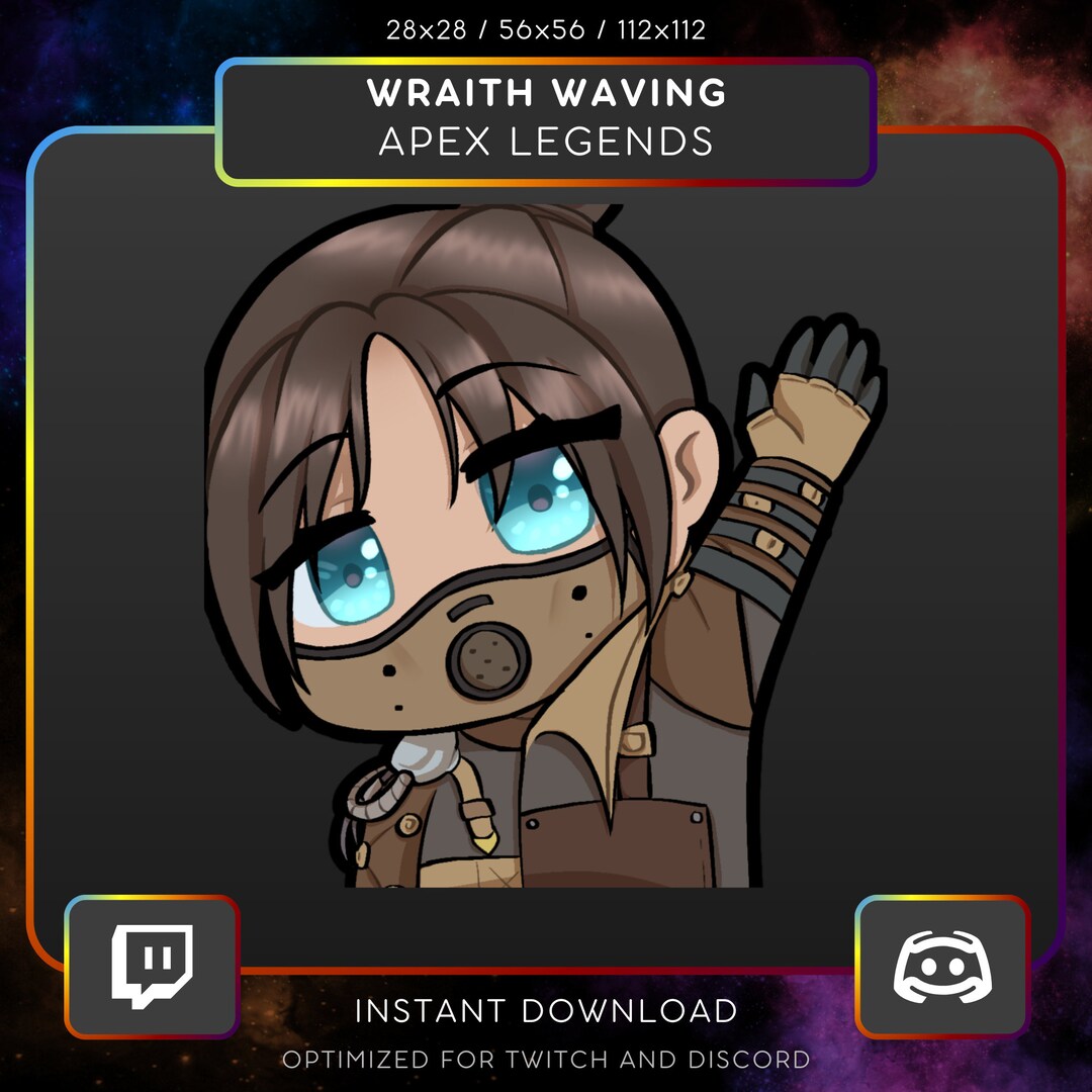 Apex Legends Emote Wraith Airship Assassin Waving, Hi, Hey. Twitch ...