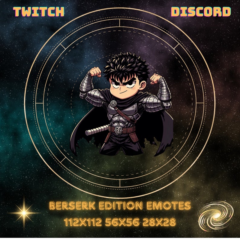 Berserk Guts Flex, Flexing, Muscular. Manga, Anime EMOTE, EMOTES for ...