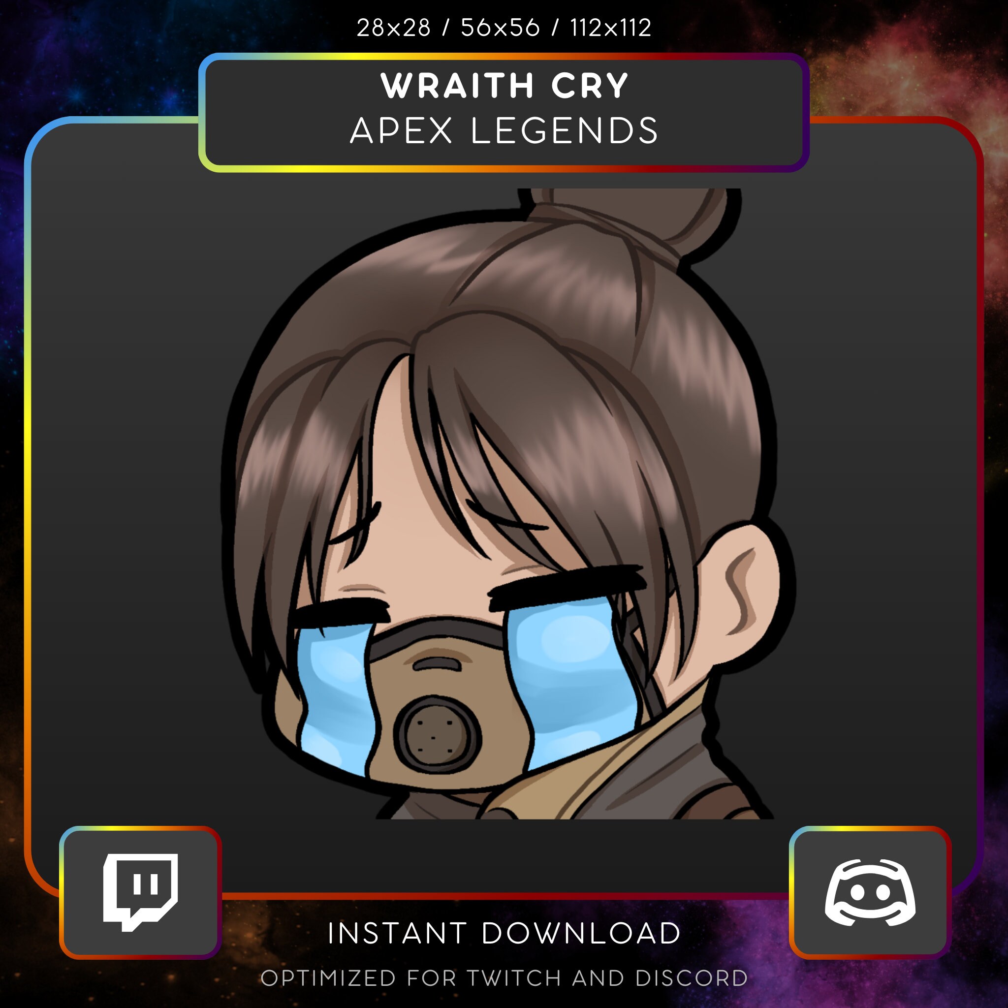 Apex Legends Emote Wraith Airship Assassin Cry, Sad, Upset. Twitch ...