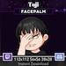Jujutsu Kaisen Toji Facepalm ,smirk. Emote, Twitch, Discord, Stream ...