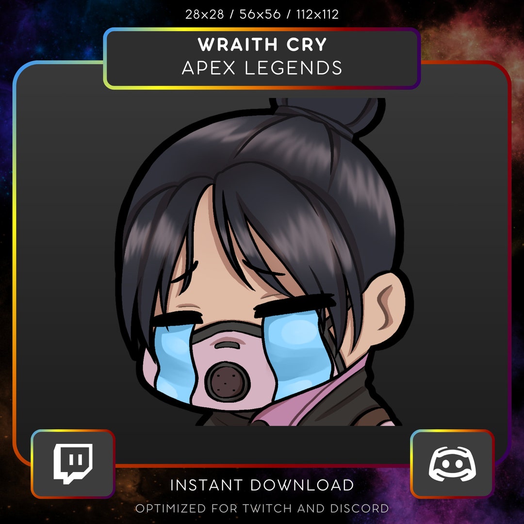Apex Legends Emote Wraith Void Specialist Crying, Sad . Emote Twitch ...