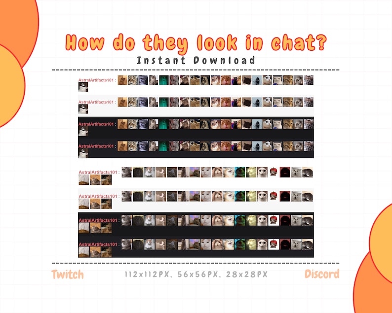 Meme Animated 150 Pack, Bundle. Emote, Twitch, Discord, Stream, Sus ...