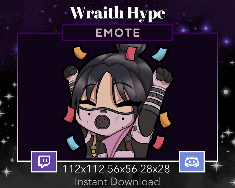 Apex Legends Emote Wraith Void Specialist Hype, Dancing. Emote Twitch ...