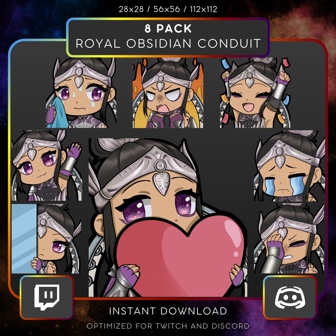 Apex Legends Royal Obsidian Conduit 8 Pack, Bundle. Emote, Twitch ...
