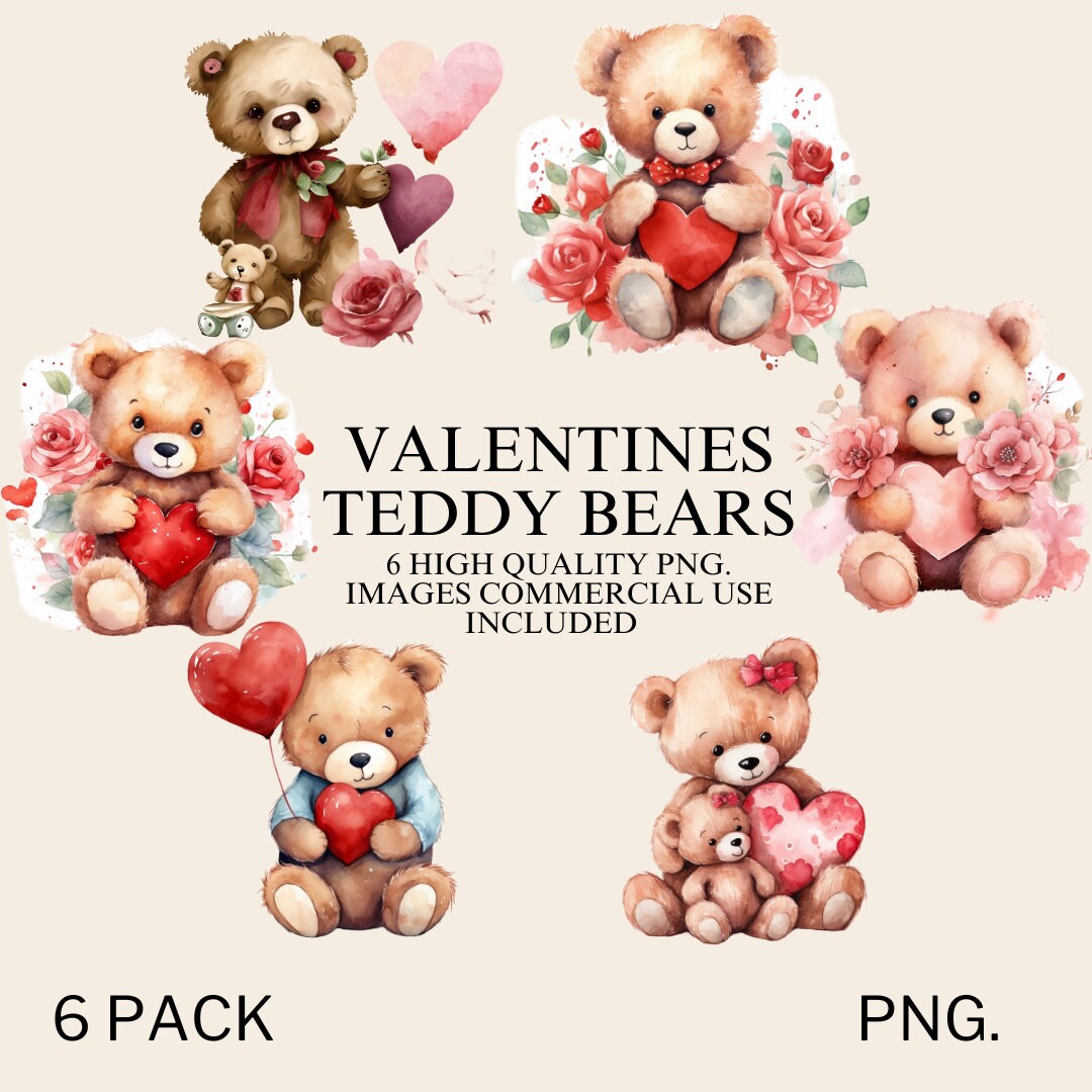 Cute Bear Design Png,love Heart Graphics,roses Scrapbooking,teddy Bear ...