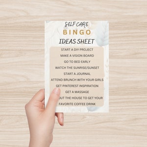 Printable Self-care Postpartum Bingo, Postpartum Gift, Mother’s Day ...