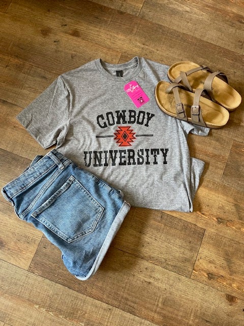 Cowboy University T-shirt - Etsy