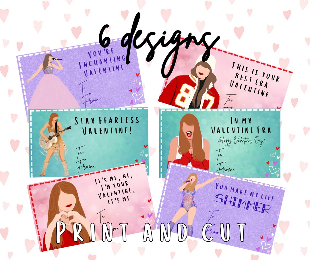 Taylor Swift Valentines Eras Tour Fearless Valentine Era Swiftie ...