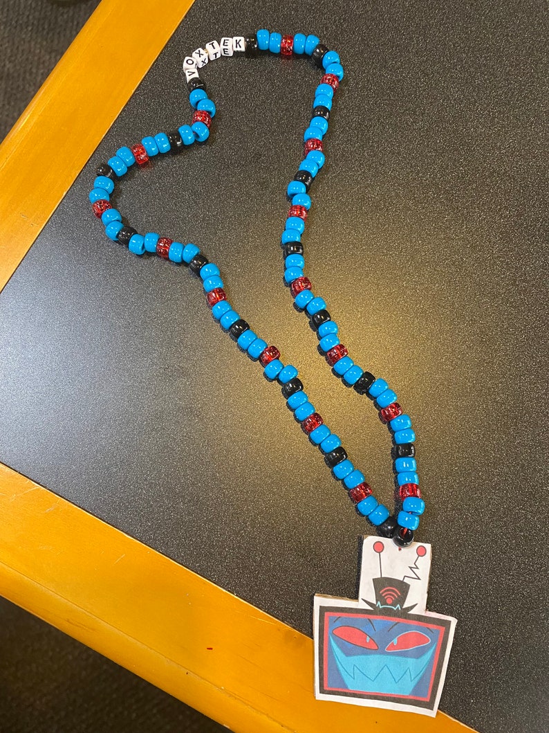 Vox Kandi Bead Necklace hazbin Hotel - Etsy