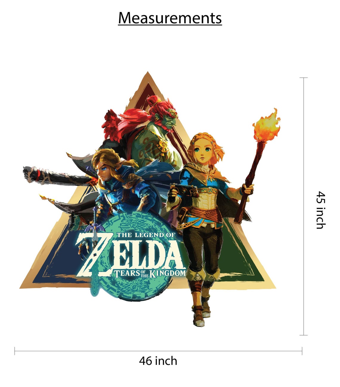 Free Shipping Wall Decal Princess Zelda Wall Decal the Legend of Zelda ...