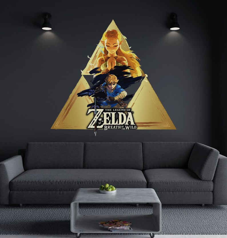 Removable Wall Decal Princess Zelda Wall Decal the Legend of Zelda Wall ...