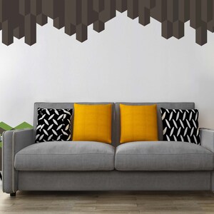 Minecraft Wall Decal Pixel Art Wall Sticker Brick Wall Decal Pixel ...