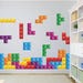 Tetris Wall Decal Tetris Game Wall Sticker Puzzle Video Game Wallpaper ...