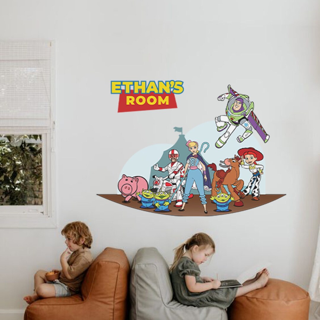 Removable Decal Personalised Decal Toy Wall Decal Buzz Lightyear Wall ...