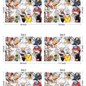 One Piece Wallpaper Japan Anime Wall Decal Japanese Manga Wall Sticker ...
