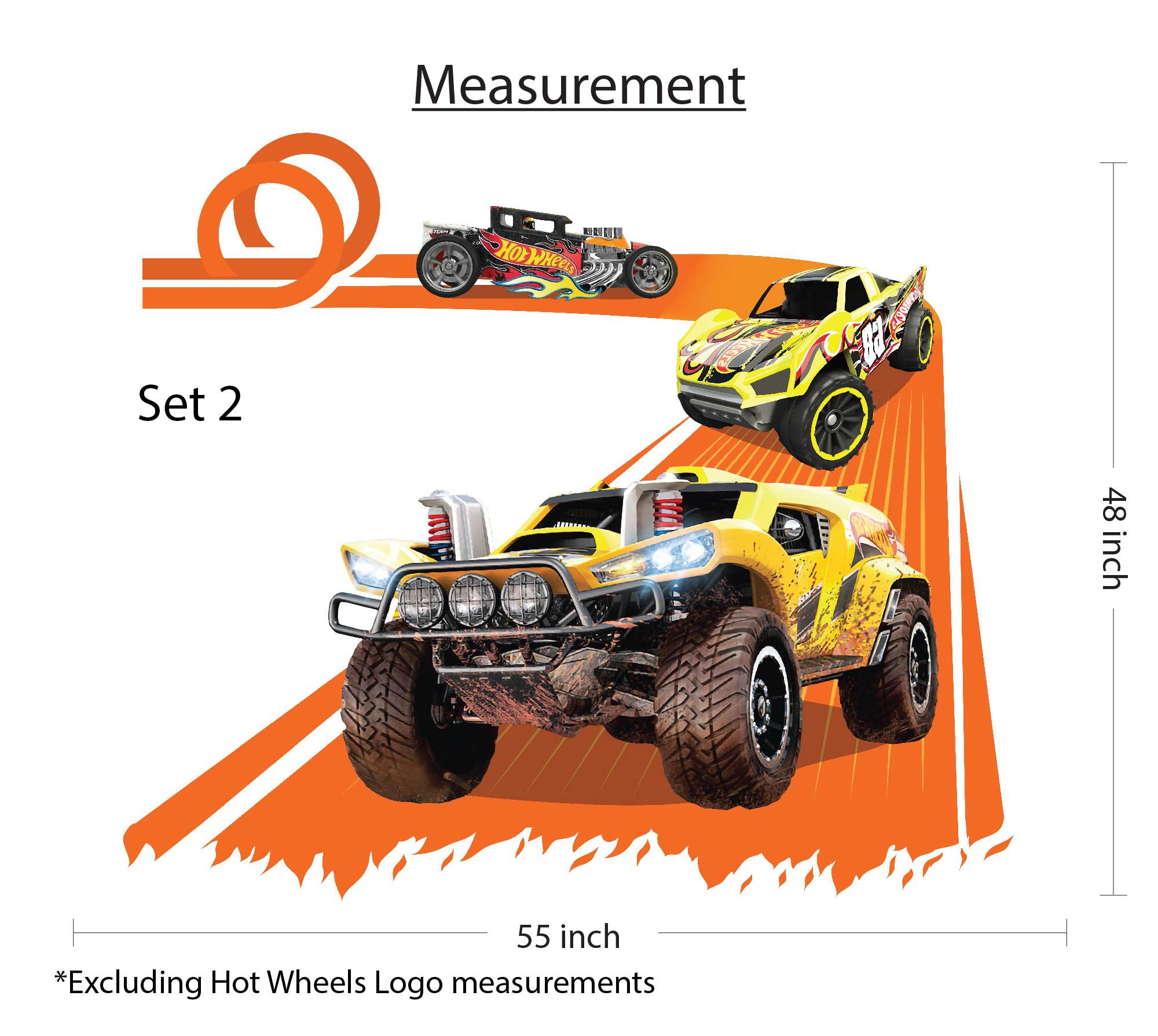 Free Shipping Hot Car 3D Wall Decal Motorsports Wall Decal Hot Race ...