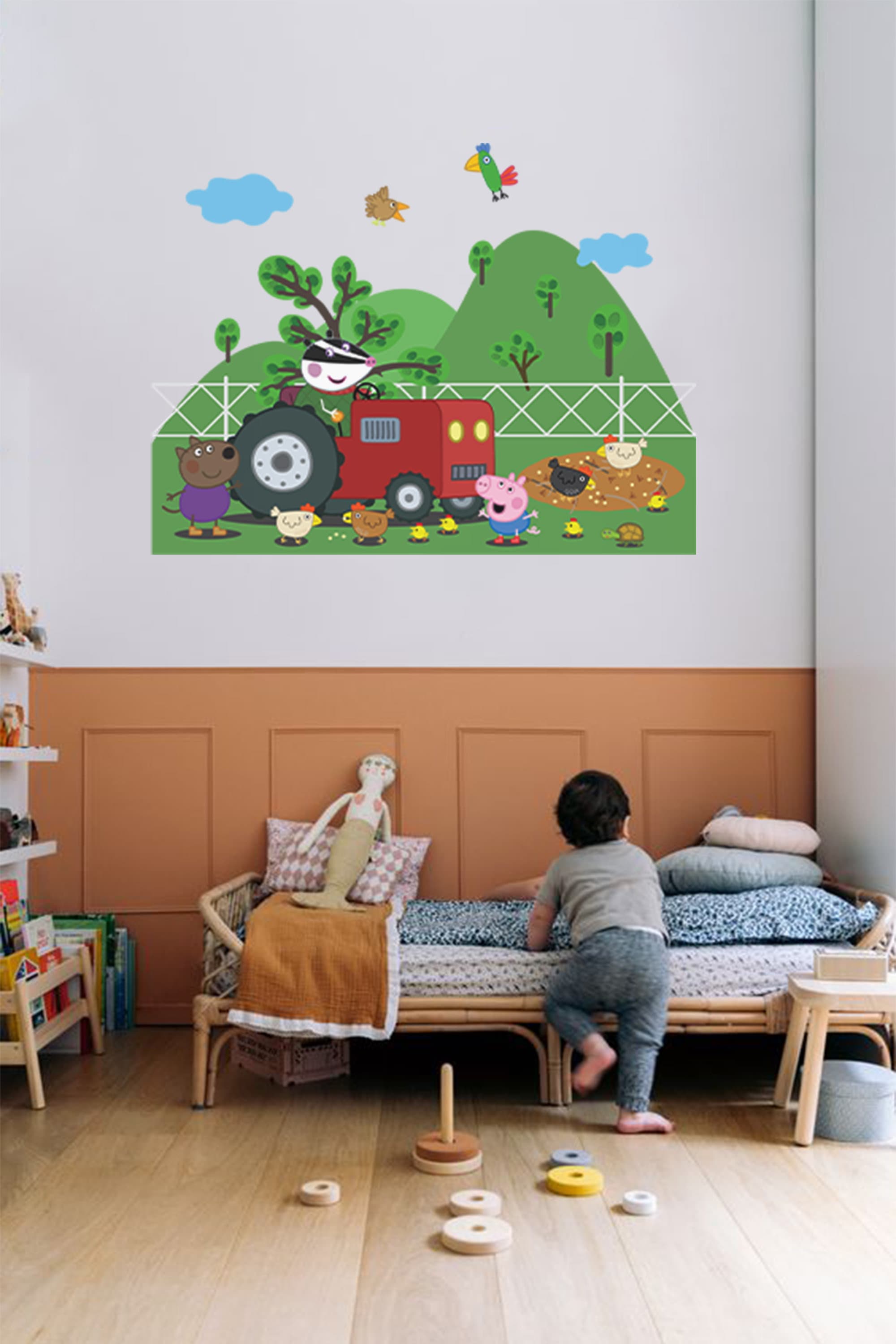 Peppa Pig Wall Decal Peppa Pig Wall Art Animal Wall Sticker Peppa ...