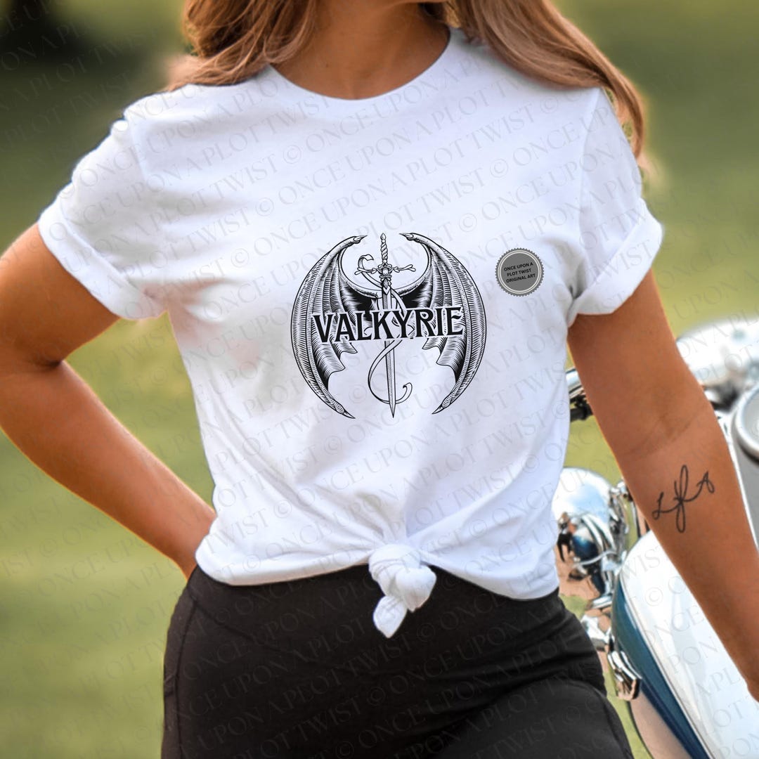 Valkyrie Shirt, Officially Licensed ACOTAR Merch, Silver Flames Merch ...
