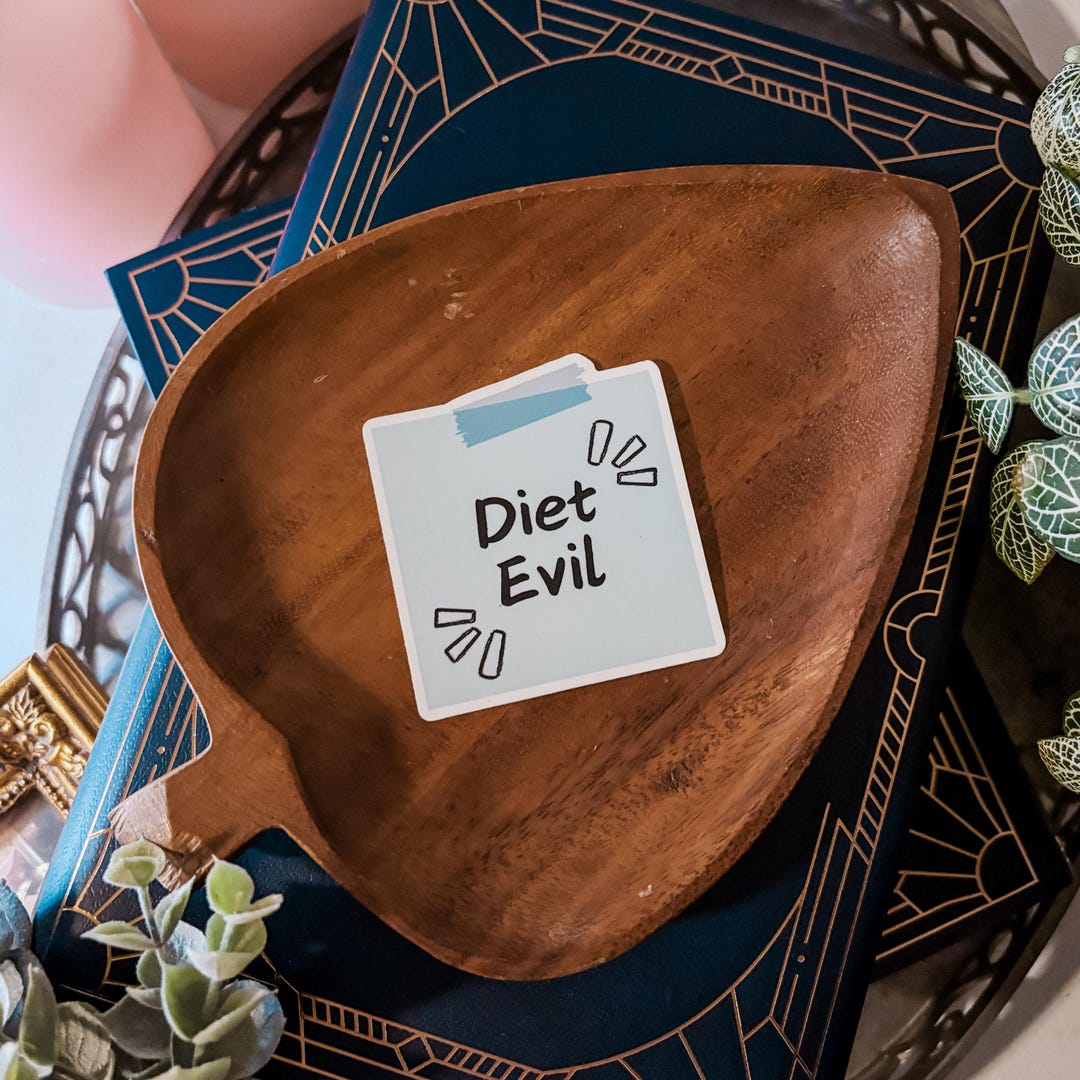 Diet Evil Bulletin Board Sticker, Chaos Cadre Sticker - Etsy