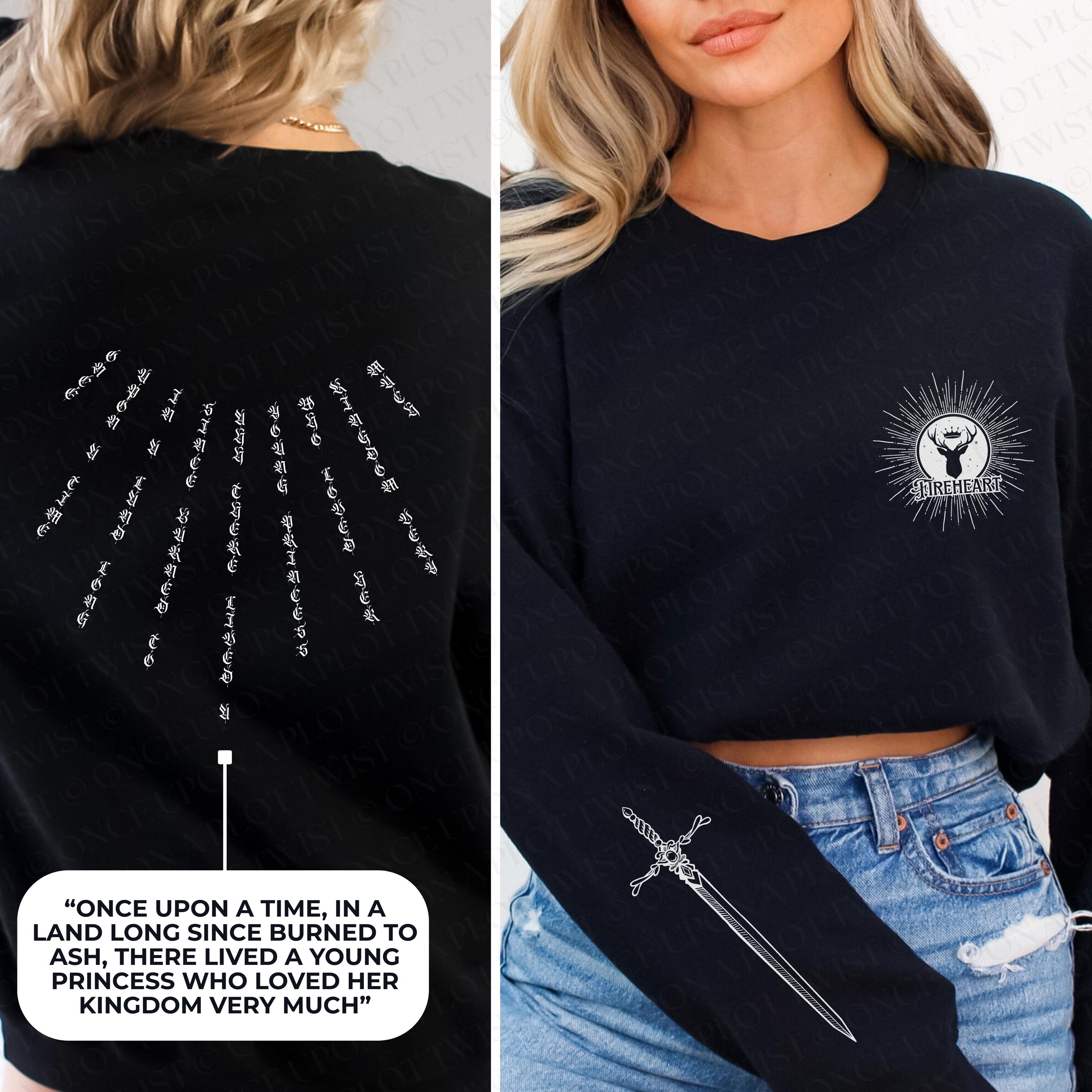 Aelin Fireheart Sweatshirt, Aelin Tattoo Sweatshirt, Officially ...
