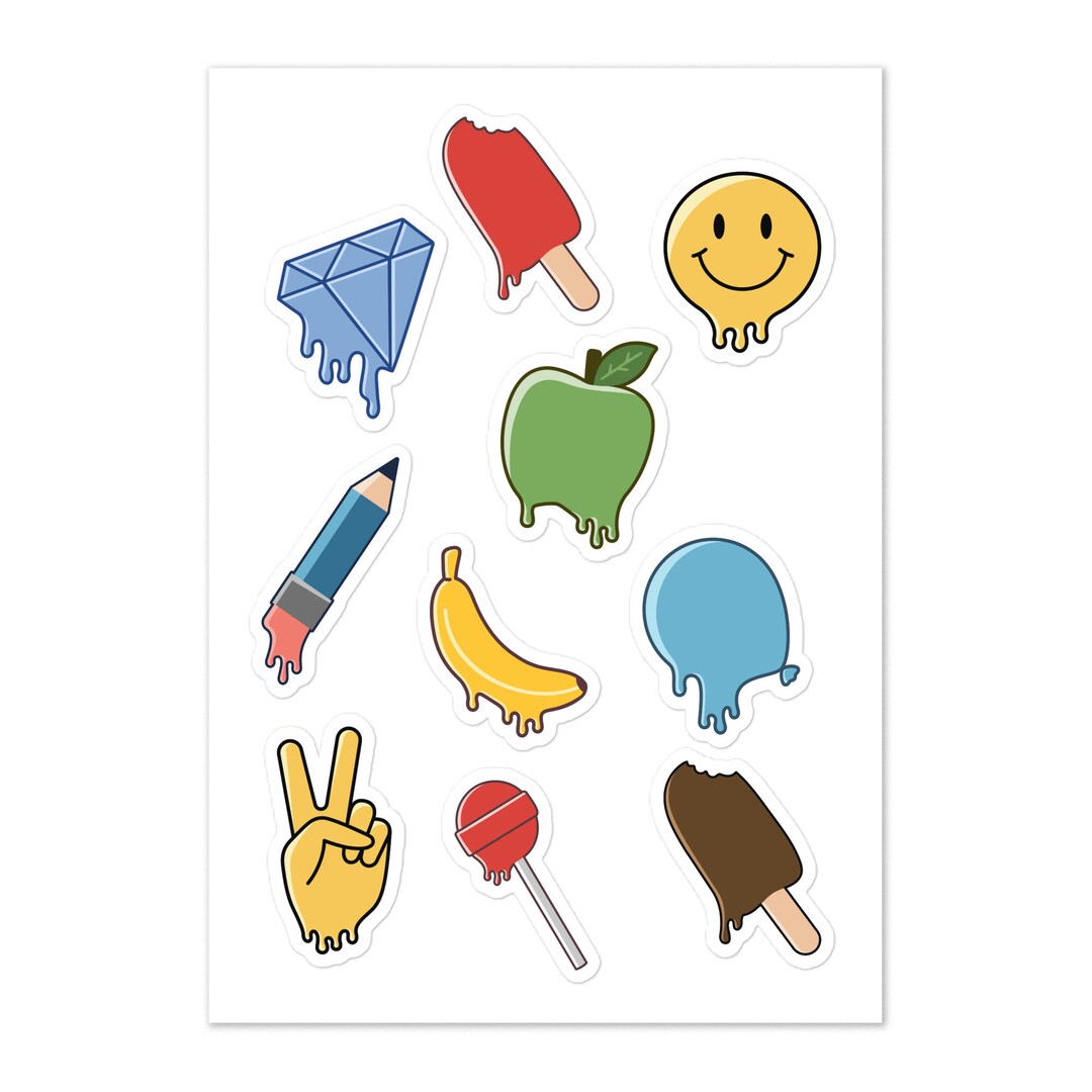 DRIPPY Sticker Sheet - Etsy