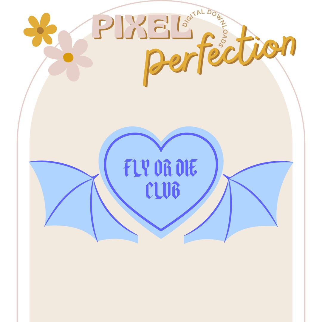 Fly or Die Club | Fourth Wing | PNG | Instant Download - Etsy