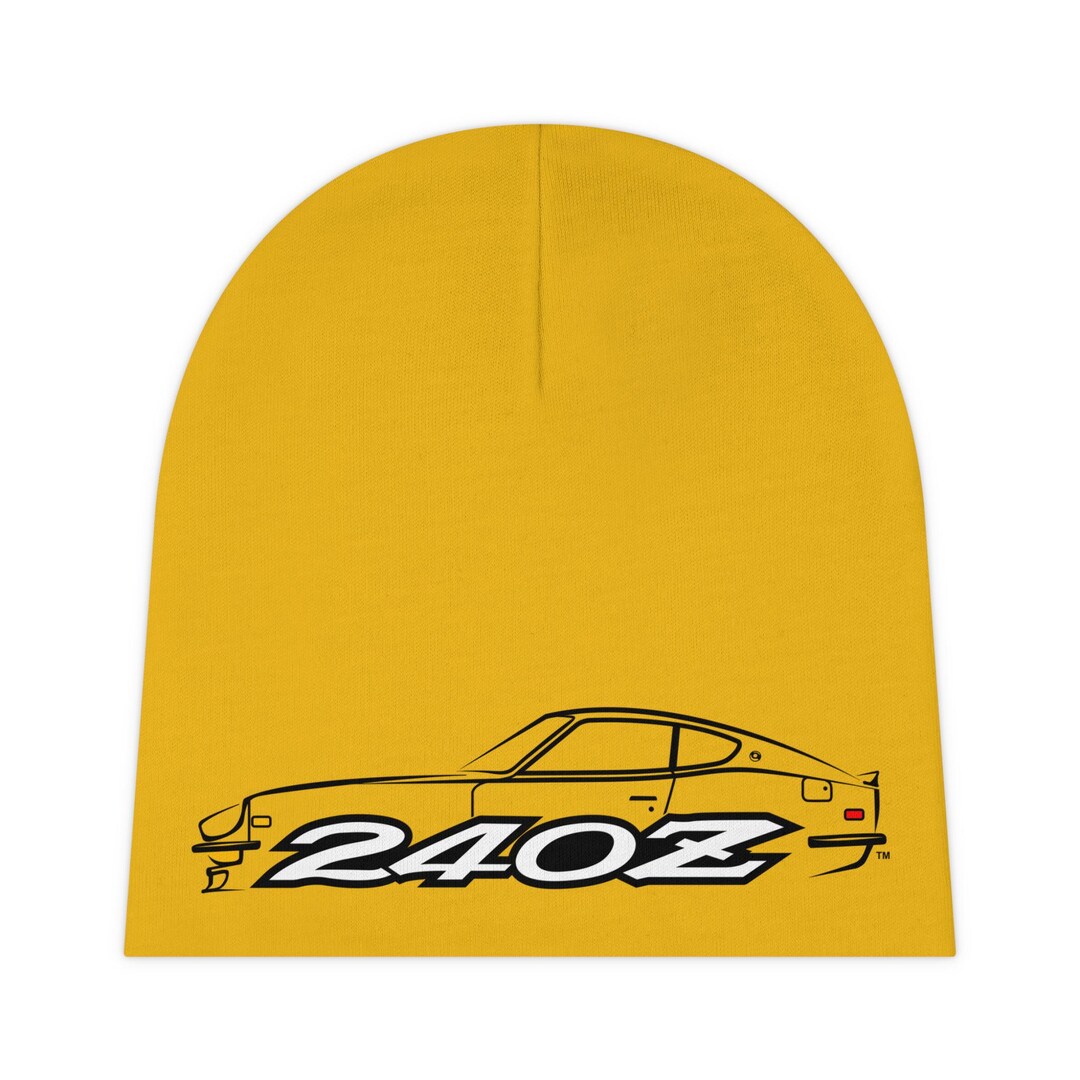 240Z Vintage Sports Car Baby Beanie | Datsun 240Z Outline Beanie - Etsy