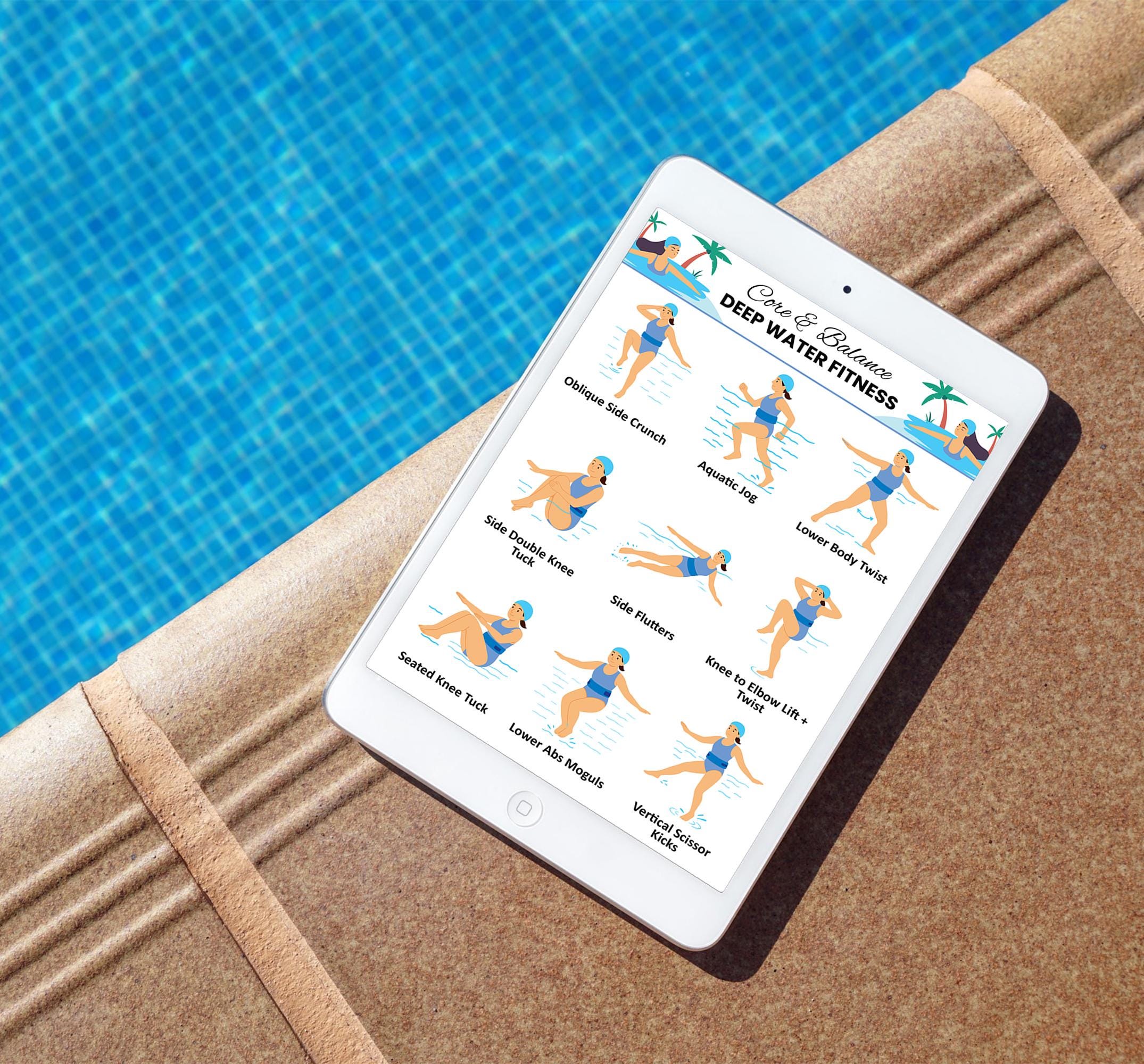 Water Workout Exercises for Adults | Low Impact Aquatic Fitness | Deep ...