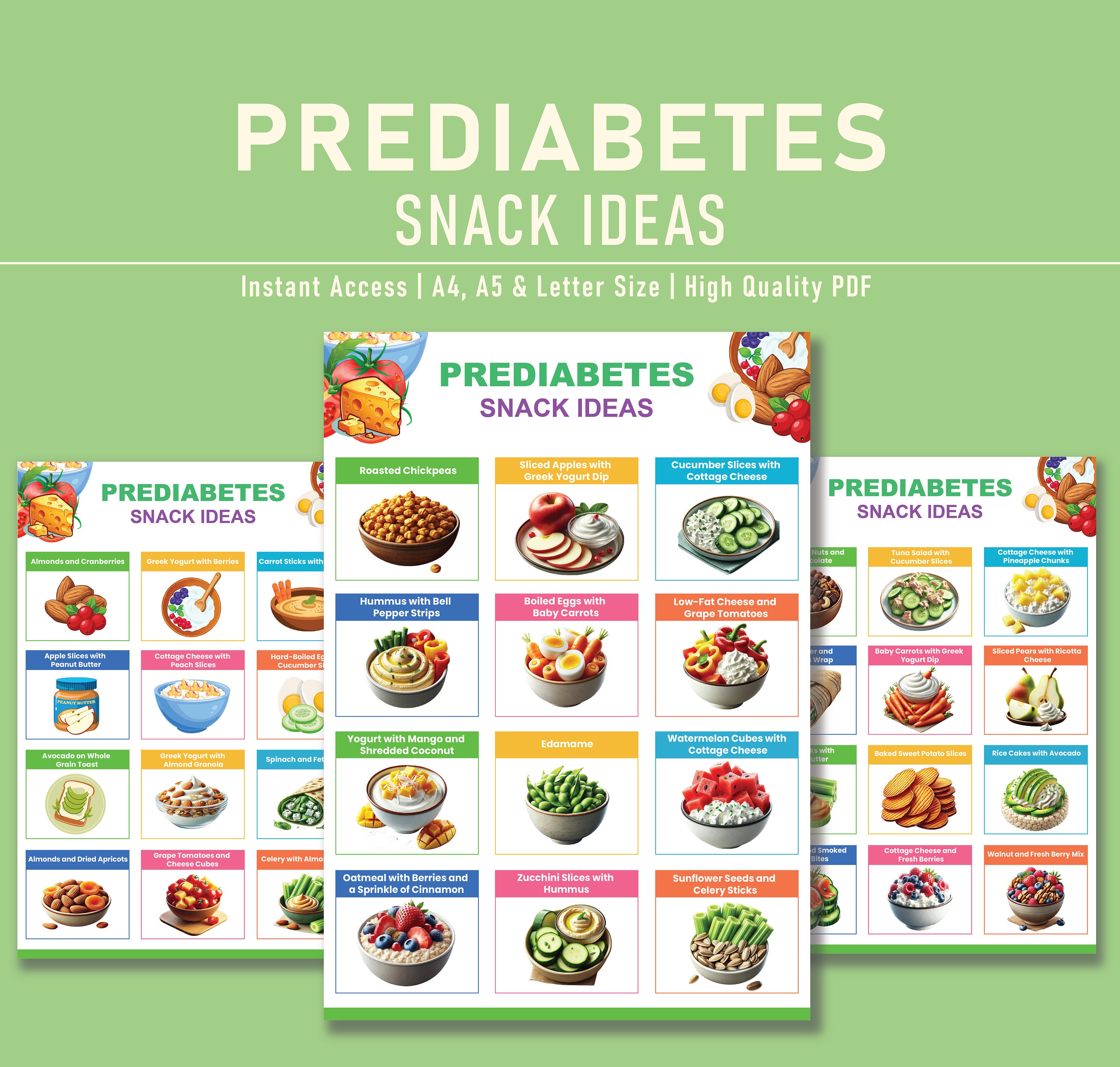 Prediabetes Snack Ideas, Snacks to Eat for Prediabetic Diet, Pre ...