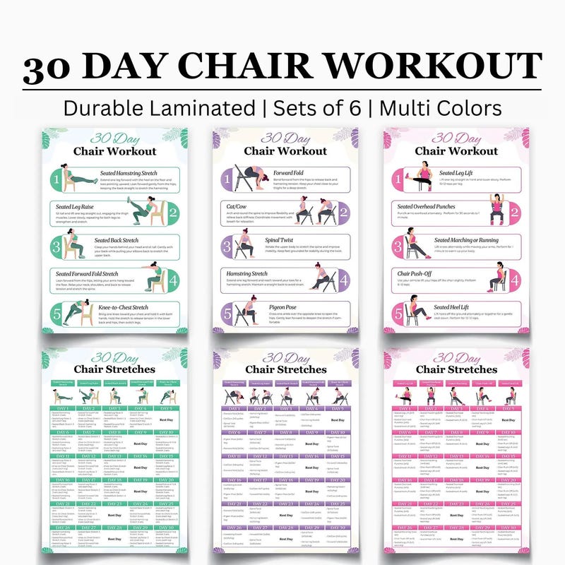 Tai Chi Exercise Workout Poster Etsy