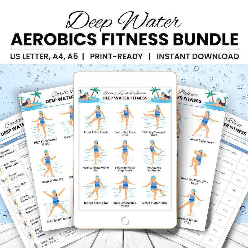 Printable Water Aerobic - Etsy