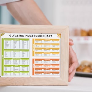 Glycemic Index Food Chart - Low GI Foods List, Glycemic Load Guide ...