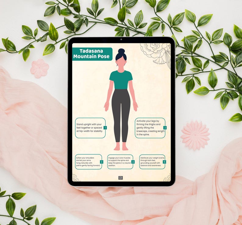 Yoga Pose Cards: Beginner to Advanced Poses, Flow Builder (digital ...