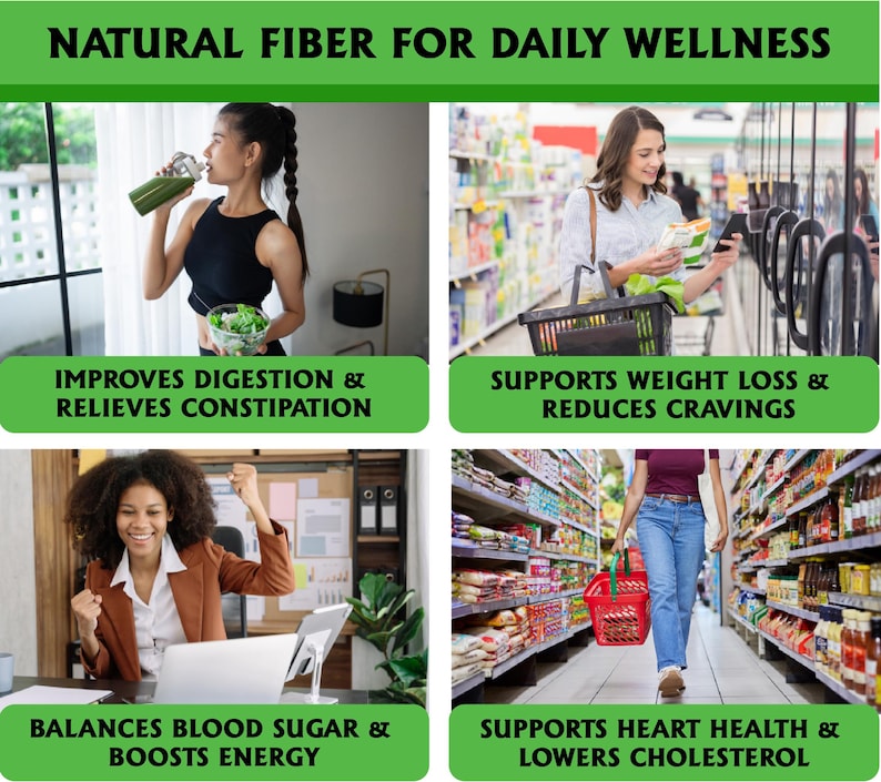 Laminated High Fiber Food List Chart - Nutrition Cheat Sheet for Gut ...