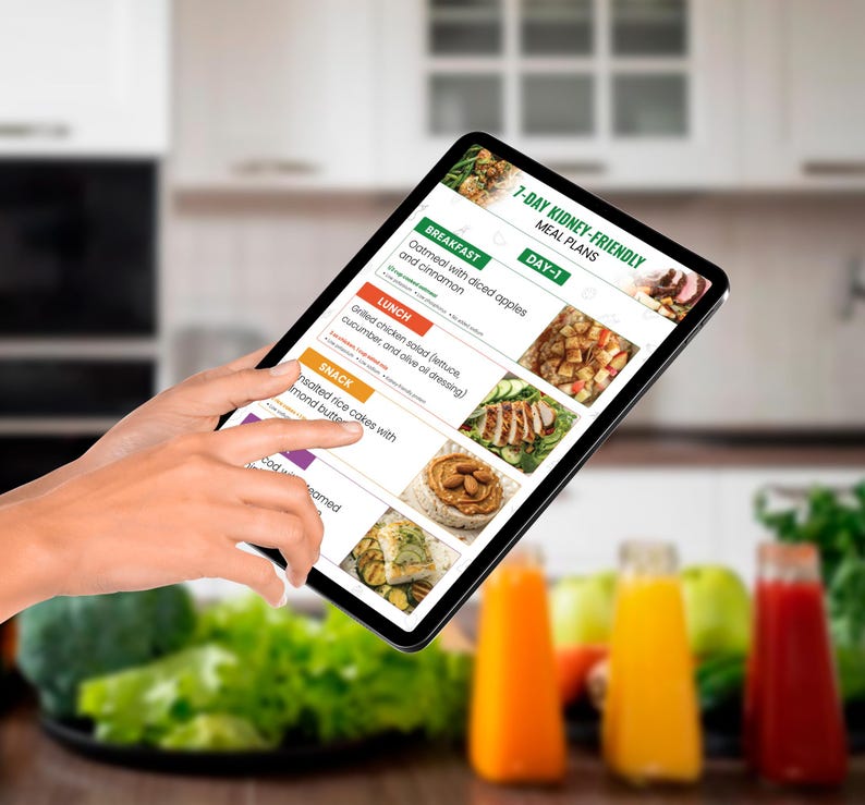 Kidney-friendly Meal Plan PDF | 7-day Renal Diet Guide With Clean ...