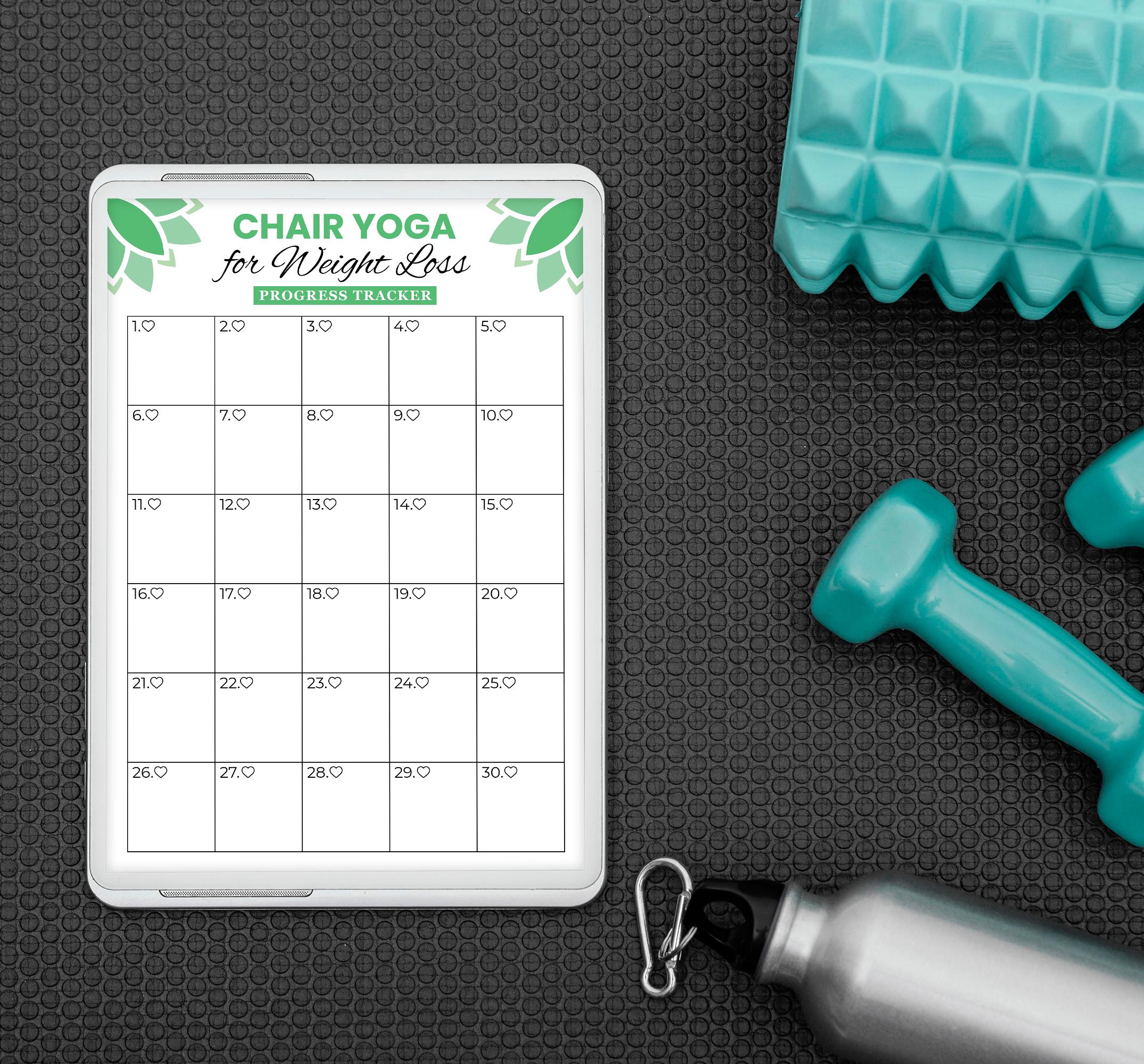 Ultimate Chair Yoga for Seniors Printable – 28-day Exercise Program ...