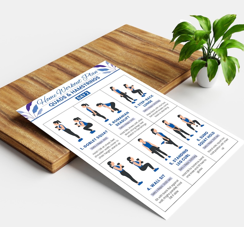Home Workout Split Plan | 6-day Strength Program With Dumbbells ...