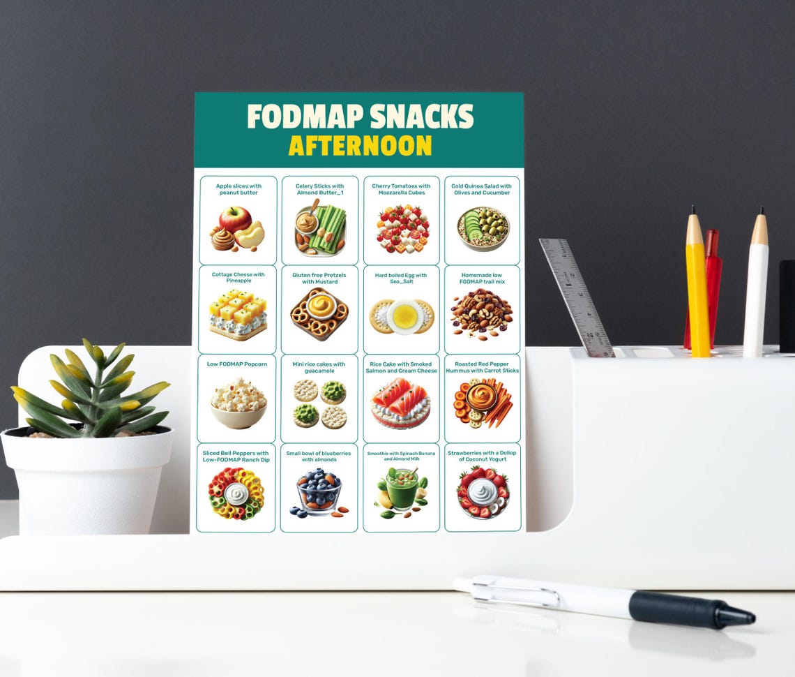 FODMAP Snacks Ideas, Low FODMAP Snack Guide, Breakfast to Evening Snack ...